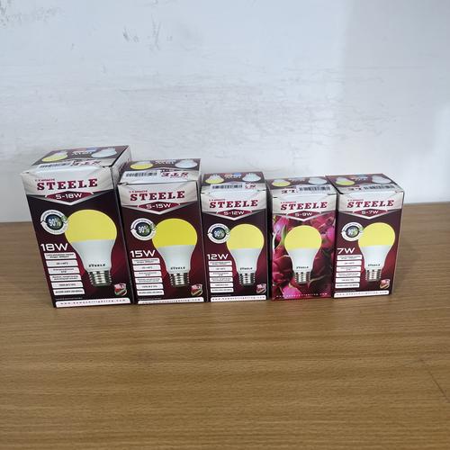 Jual STEELE Lampu LED Cahaya Kuning 18W 15W 12W 9W 7W / Bohlam LED ...