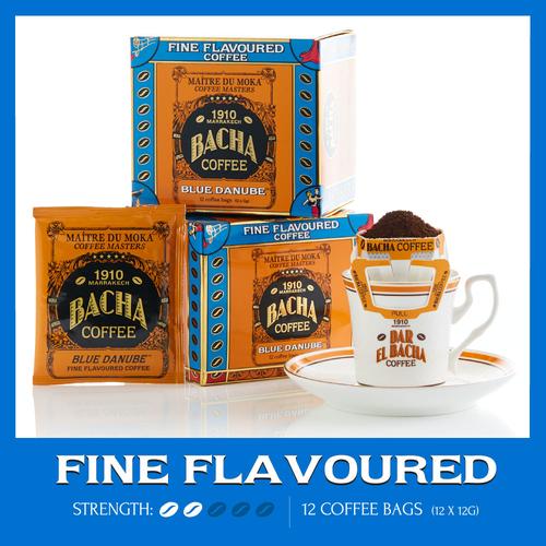 Jual Bacha Coffee | Blue Danube Fine Flavoured, 100% Arabica Beans ...