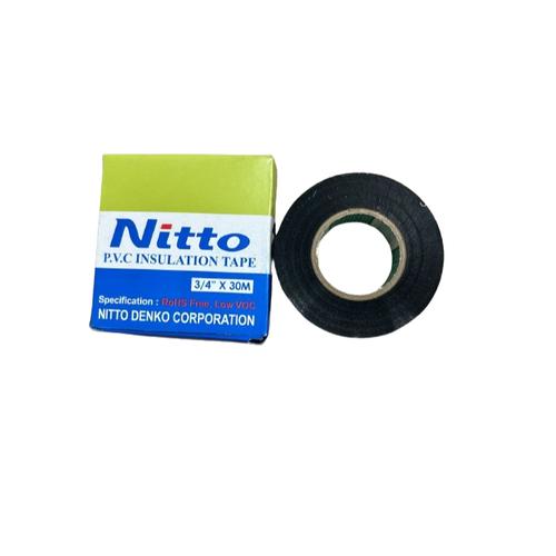 Jual Isolasi Listrik Nitto Hitam PVC 3/4" x 30m | 3/4 inci x 30 m ...