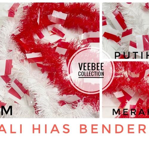 Jual Tali Hias Bendera Merah putih Agustusan/ slinger merah putih ...