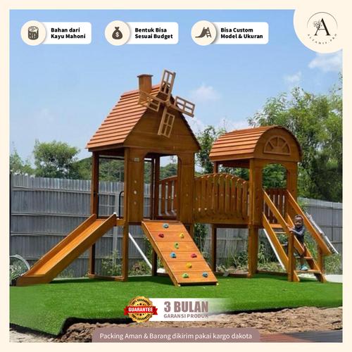 Jual Mainan Anak Playground Indoor Outdoor Brakiasi Perosotan Jembatan ...