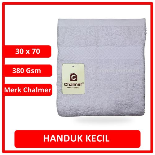 Promo Handuk Kecil 30x70 Merek Chalmer Warna Putih Polos Handuk Bisa ...