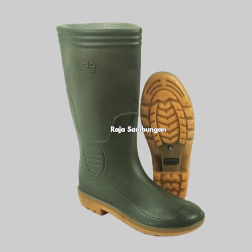 Jual Sepatu Boot Ando Hijau Nomer 38 - 44 Safety Pelindung Kaki Anti ...