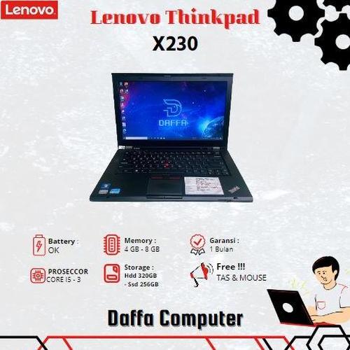 Jual Laptop Lenovo Thinkpad X230 i5 Gen 3rd RAM 8GB SSD 256 GB Murah Bergaransi Original - 4GB ...