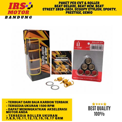 Jual PAKET UPGRADE CVT 1500 RPM BEAT DELUXE BEAT NEW BEAT STREET SCOOPY ...