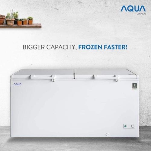 Jual Box Chest Freezer 550 Liter Ukuran Besar 500 Liter Besar Aqua AQF ...