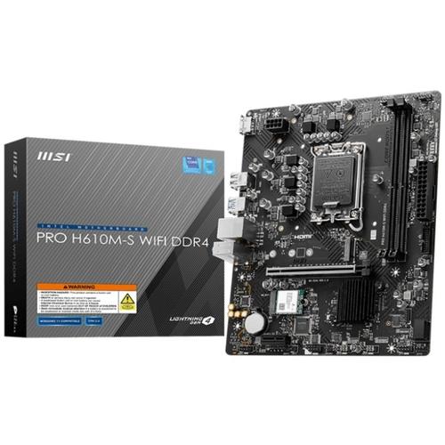 Jual Motherboard MSI PRO H610M-S WIFI DDR4 INTEL H610 LGA1700 - MSI ...