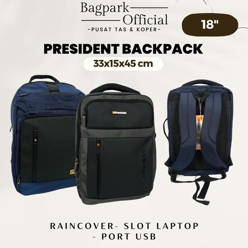 Jual Tas Ransel Backpack Laptop President Tas Pria Tas Cowok USB ...