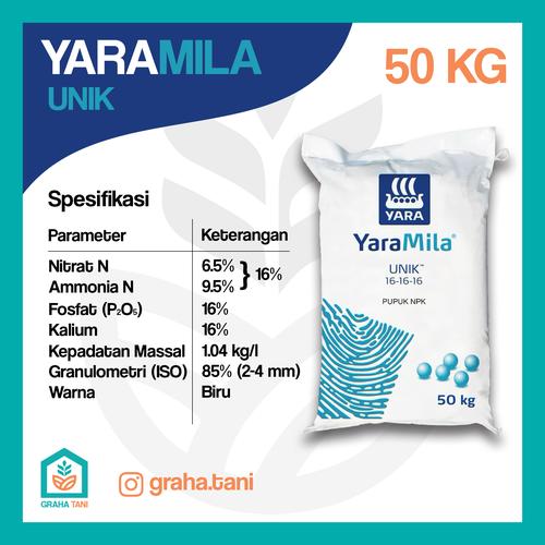 Jual Pupuk NPK YaraMila UNIK 16 16 16 50kg / 50 kg - Kota Pekanbaru ...