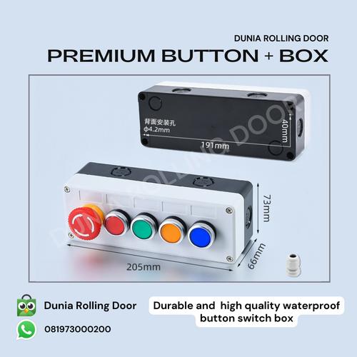 Jual 5 Button - Premium Push Button Switch Box Waterproof / 5 Tombol ...