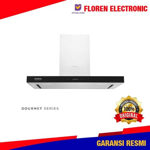 Promo MODENA Island Cooker Hood IX 9156 SABK IX9156SABK 9156SABK 90cm ...