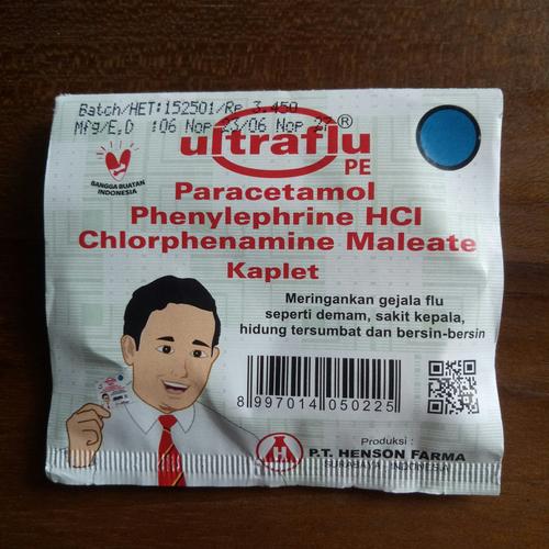 Jual Ultraflu Obat Demam Pusing Pilek Strip Isi 4 Tablet - Kab. Sleman ...