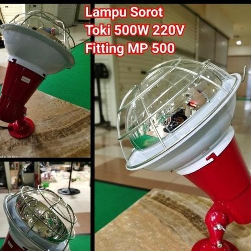 Jual Set Holder Fitting Lampu Toki Reflector Lamp Kap Sorot Sarang Besi ...
