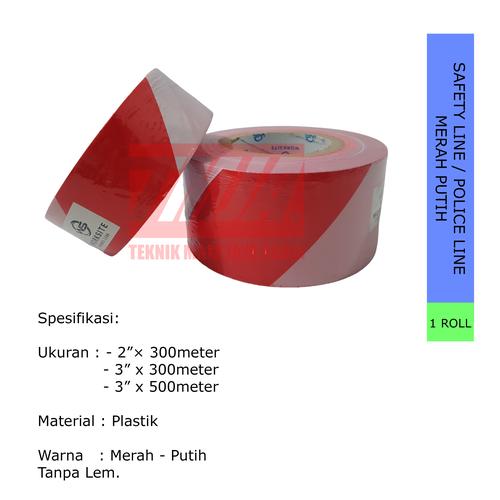 Jual Safety Line Police Line Merah Putih 2" 3" 300Mtr 500Mtr - 2"x300M ...