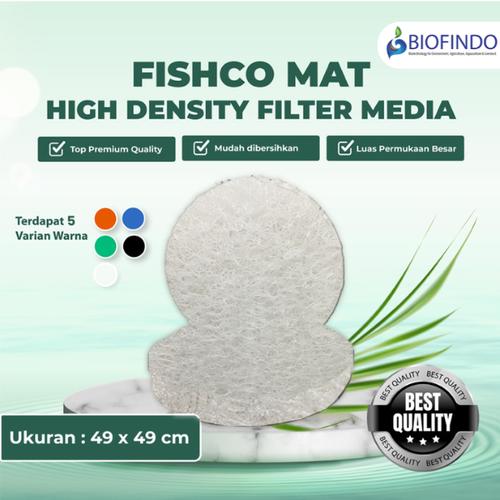 Jual FishCO Mat Hi Density Media Filter Putih Spiral Kolam Ukuran ...