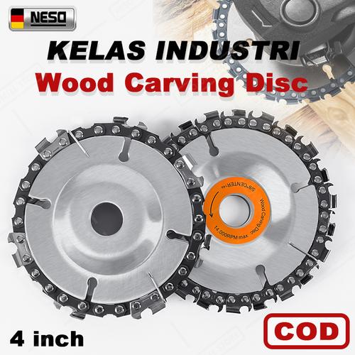 Promo NESO Wood Carving Disc 4" (COD) / Disc Chain Saw Angle Grinder ...