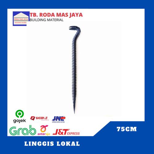 Jual Linggis Ulir/ Linggis Spiral/ Linggis Besi 7/8 Inch X 75cm - Kota ...