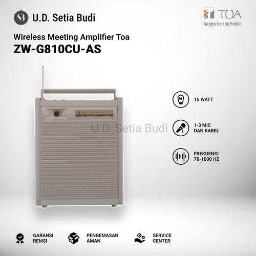 Jual Portable Sound System TOA tipe ZW-G810 CU (Wireless Amplifier ...