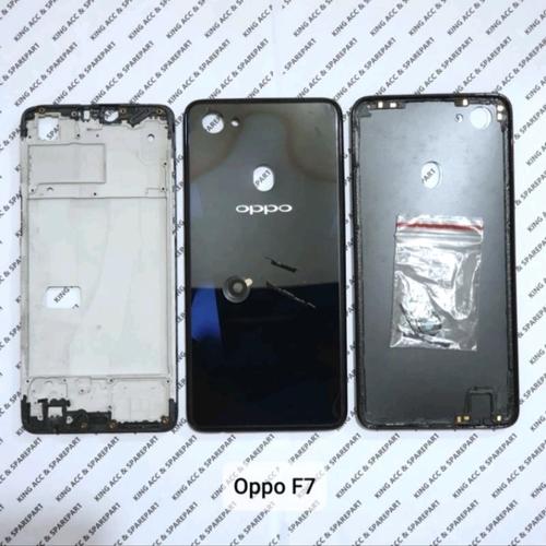 Jual Kesing Housing Full Set BackDoor + Frame LCD OPPO F7 CPH1819 ...