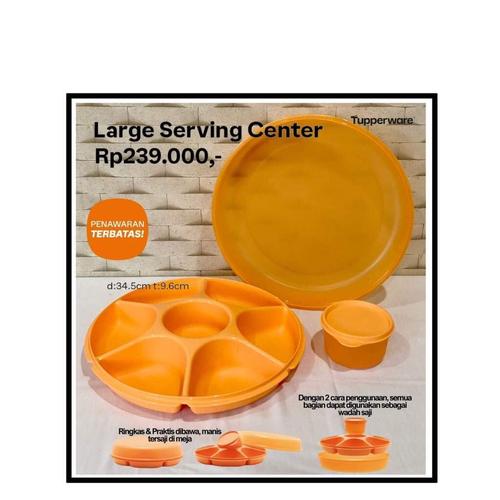 Jual Tupperware large serving center toples kue sebaguna - Jakarta Pusat - Aleatuppy | Tokopedia
