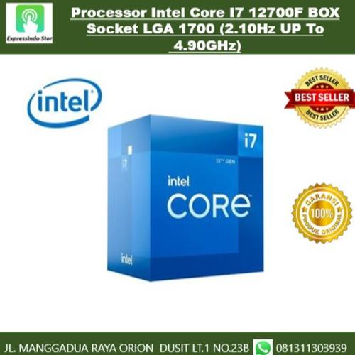 Jual PROCESSOR INTEL CORE I7 12700F BOX SOCKET LGA 1700-2.1GHz Up To 4.9GHz - Jakarta Pusat ...
