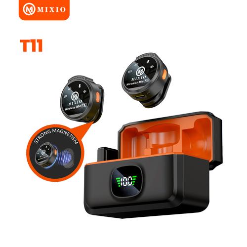 Promo MIXIO S12Pro S11Pro Microphone Wireless Mic clip on Live Lavalier ...