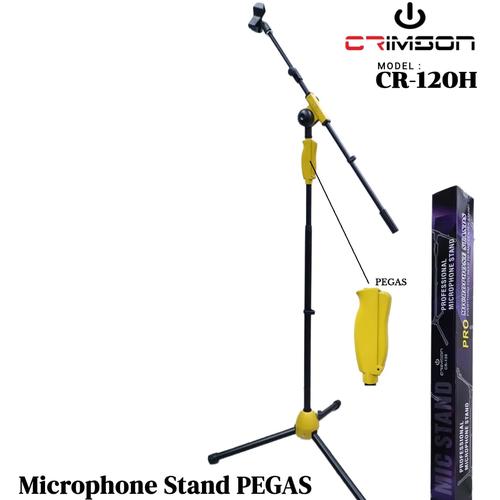 Jual Standing Mic Stand Lantai BESI TEBAL Crimson CR- 120 - Jakarta ...
