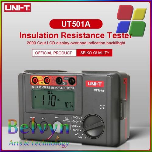 Promo UNI-T UT501A - Digital Insulation Resistance Voltage Tester 100 ...