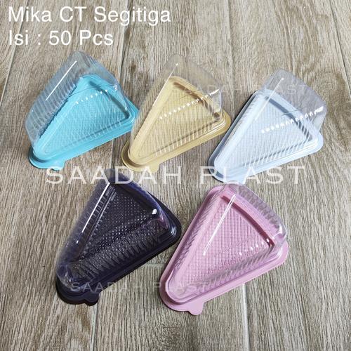 Jual (ISI 50) Mika Cake Segitiga / Mika Kue Potong / CT Segitiga Kecil ...