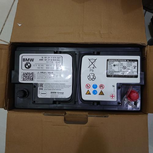 Jual AKI ACCU BATTERY BMW 92AH 900A BMW F30 F31 F35 ORIGINAL - Jakarta ...
