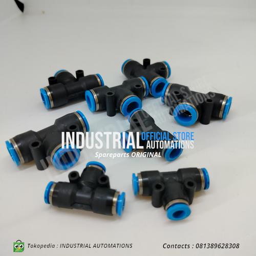 Jual FESTO QST-12 Mat.Nr 153132 Push-in T Connector ORIGINAL - Jakarta ...