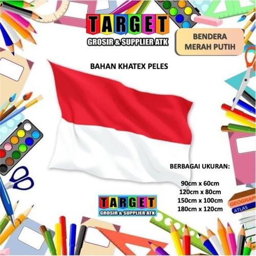 Jual BENDERA KAIN MERAH PUTIH / BENDERA INDONESIA BESAR BAHAN KHATEX ...