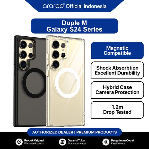 Promo Case Samsung Galaxy S24 Ultra Plus ARAREE DUPLE M Magsafe ...