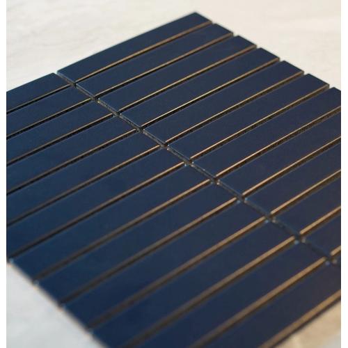 Jual Royal Blue Long Stripe Singres Mosaic Tiles | Mosaic Keramik ...