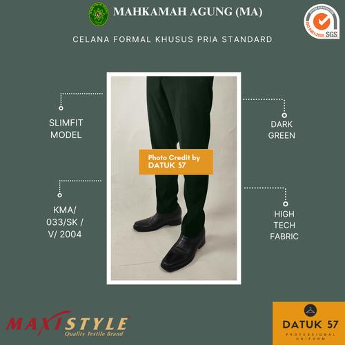 Jual Celana PDH Seragam MA Mahkamah Agung Hijau & Biru Tua khusus Pria ...