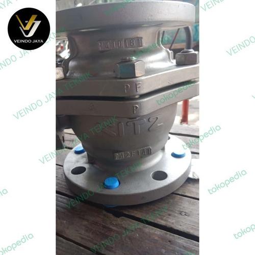 Jual Ball Valve Stainless Steel 304 KITZ Flange JIS 10K 1 1/2" inch DN40 - Jakarta Barat ...