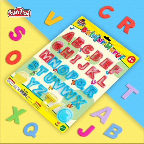 Jual Fundoh Belajar Huruf dan Angka Bentuk Alfabet Angka Mainan Edukasi ...