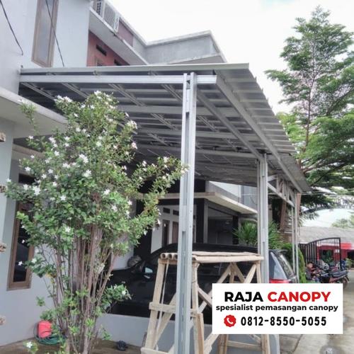 Jual canopy spandek kanopi sengalume zincalume rangka bajaringan - Kota ...