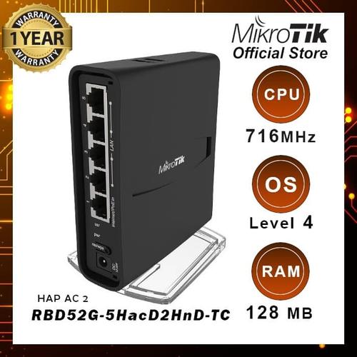 Promo MikroTik RBD52G-5HacD2HnD-TC (hAP AC2) Cicil 0% 3x - Jakarta ...