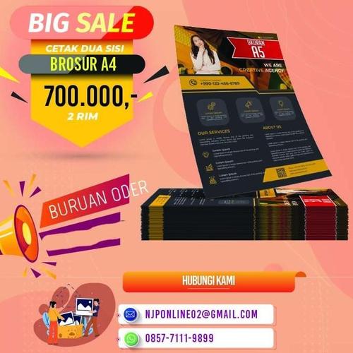 Jual Brosur A4 (2 Sisi) 2 rim AP 120 gr ( KHUSUS S PICKUP ) - Kota Depok - PENPAPER MITRA.ID ...