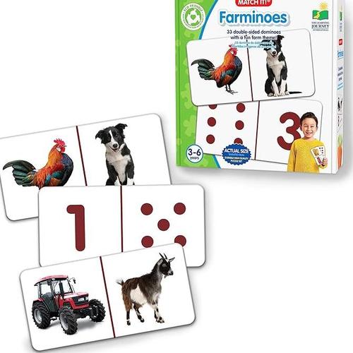Jual The Learning Journey Match It Farminoes 33 Double Sided Stem ...