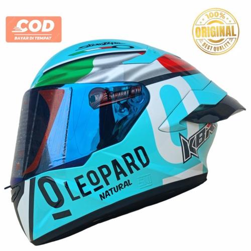 Promo Helm Full face KBR TT Course Motif Dellaporta Green Paket Ganteng ...