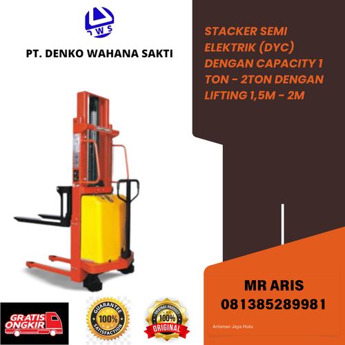 Jual Harga Murah Stacker Semi Elektrik Dengan Capacity 1 Ton - 2 Ton ...