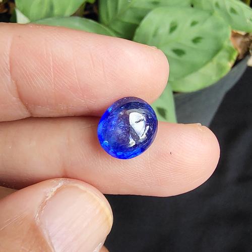 Jual Batu Permata Natural Blue Sapphire / Batu alam blue safir asli ...