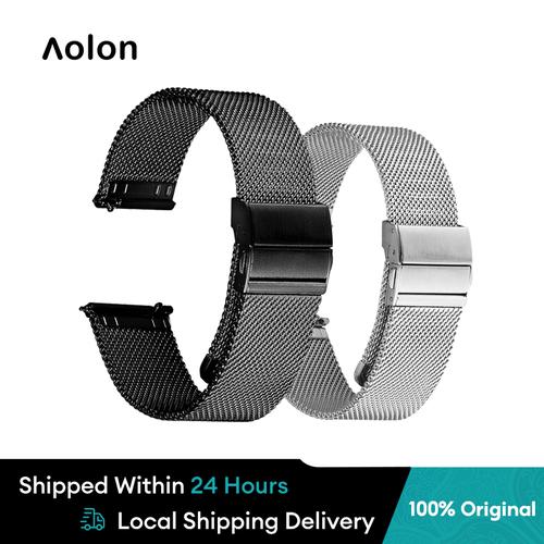 Promo Aolon Original 22mm Milan Smartwatch Strap Tali Jam Tangan For ...