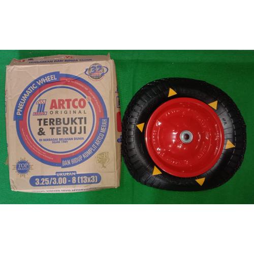 Jual Artco Ban Hidup Komplit Artco Merah (Pneumatic Wheel ) - Kota ...