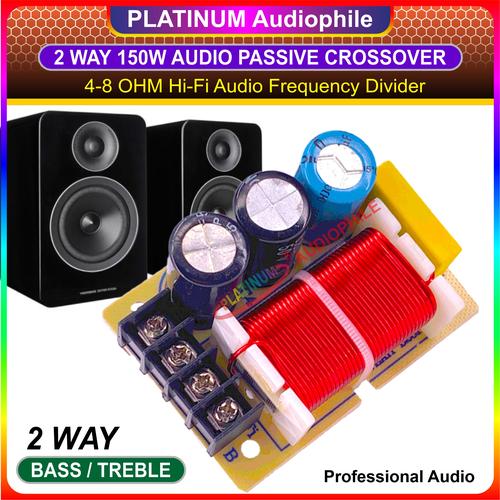 Jual Crossover Pasif 2 Way Passive Speaker Crossover Bass Treble YL ...