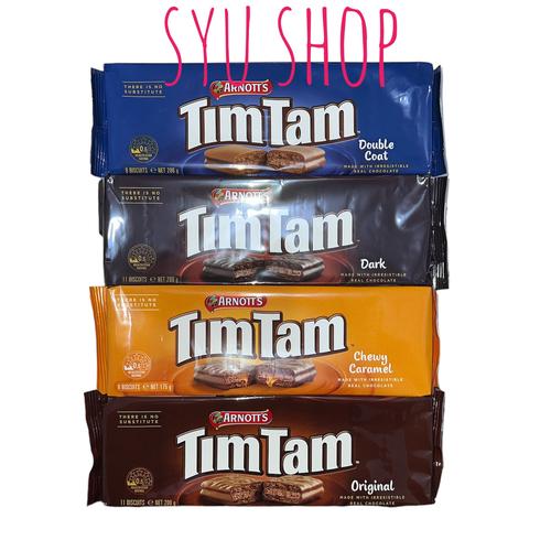 Jual Arnotts timtam tim tam australia original classic dark double coat chocolate chewy caramel ...