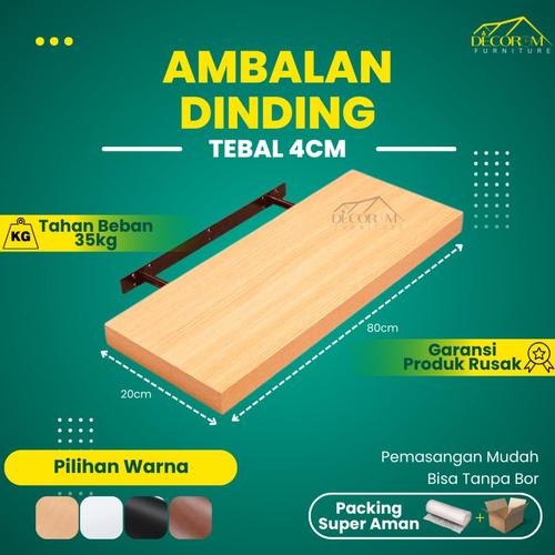 Jual Rak Rak Ambalan Dinding Minimalis Hiasan Papan Hambalan Kayu Laci ...