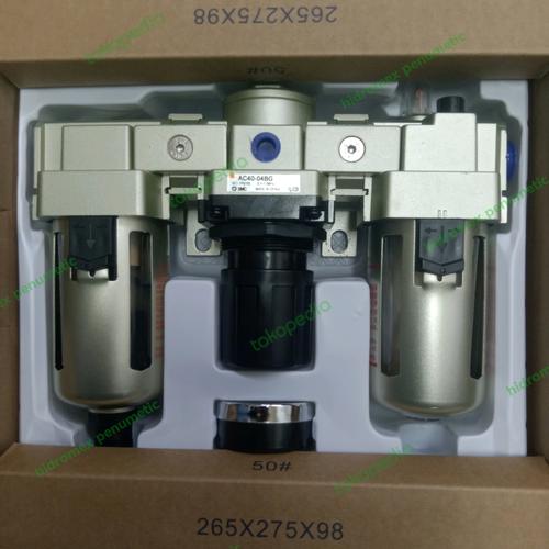 Jual AIR FILTER REGULATOR LUBRICATOR SMC AC40- 04 BG.DRAT 1/2 IN AUTO ...
